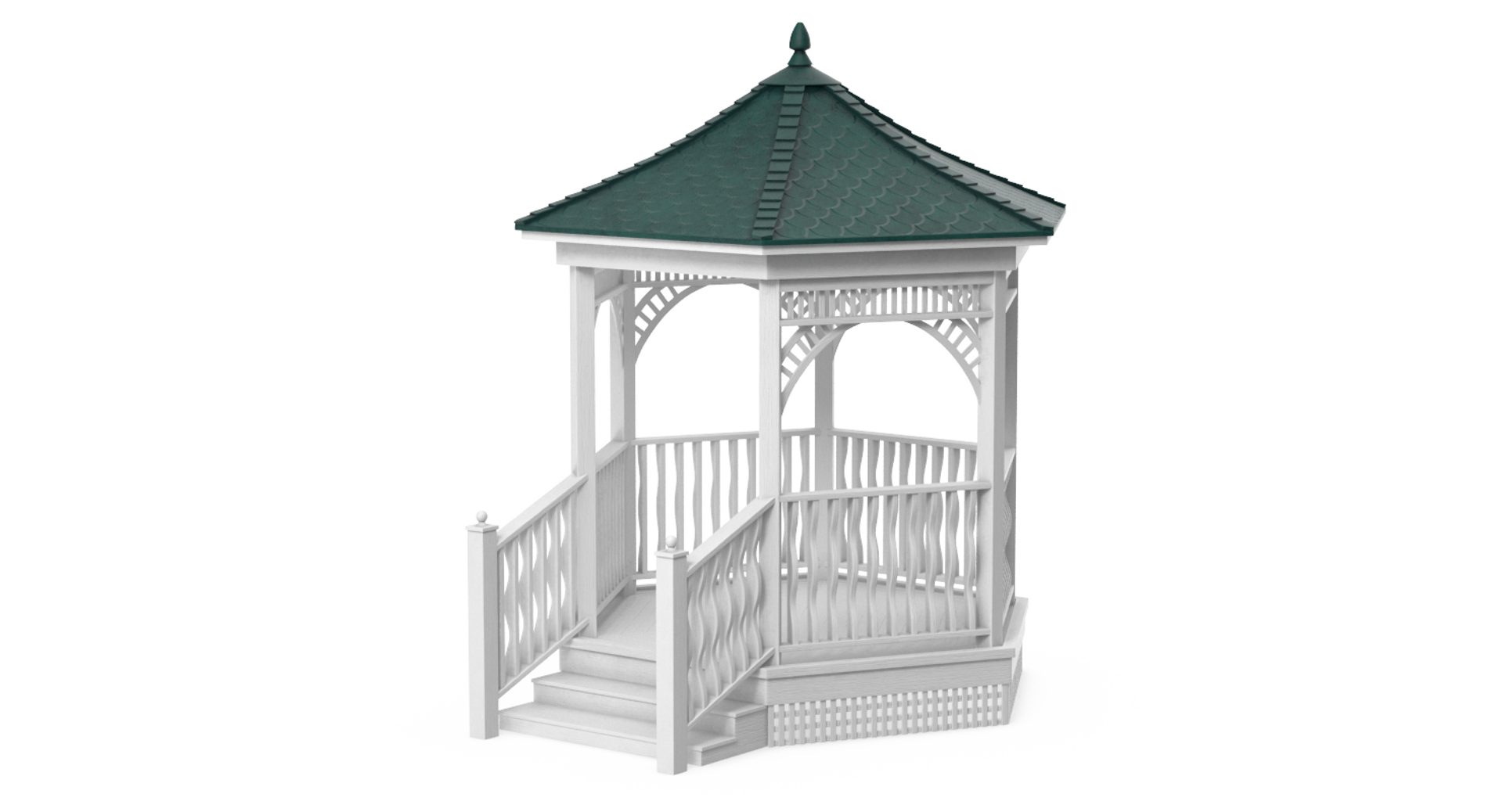 Gazebo Structure Architecture 3D Model - TurboSquid 1345994