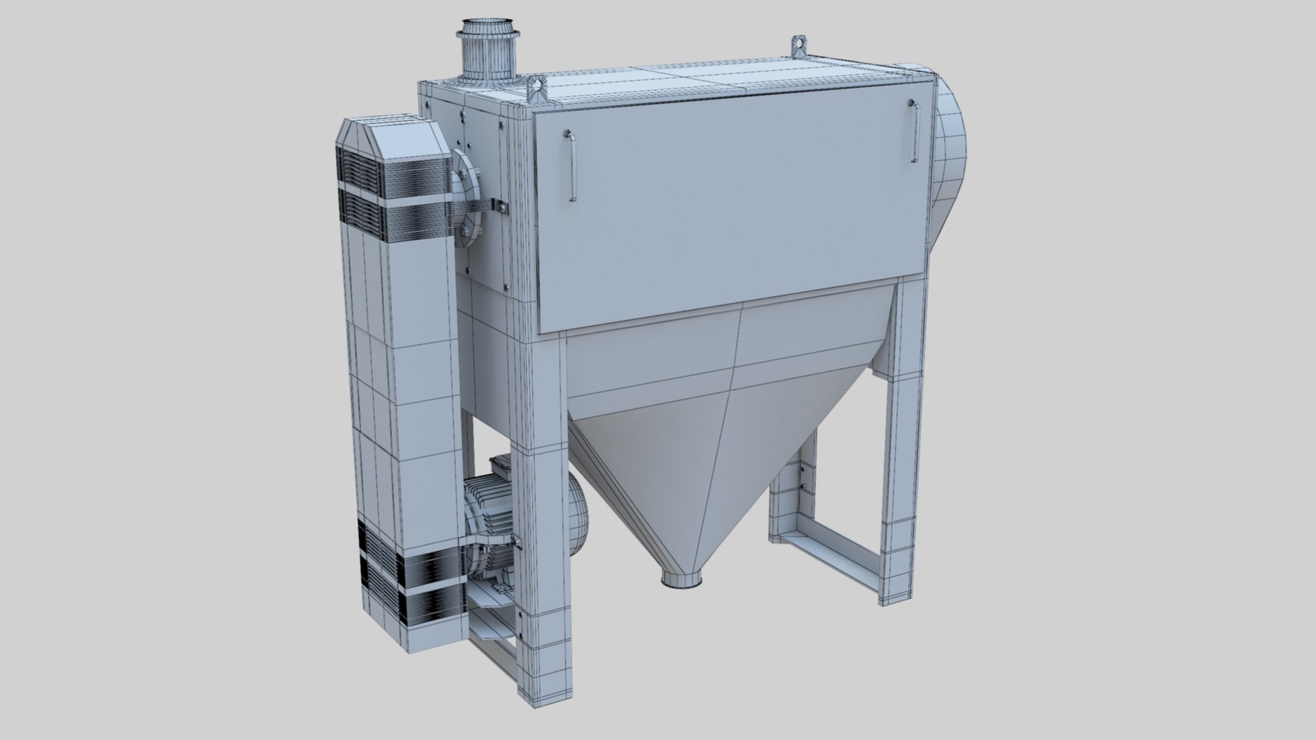 Bran Finisher - Wheat Grain Flour Milling Machine 3D - TurboSquid 1963741
