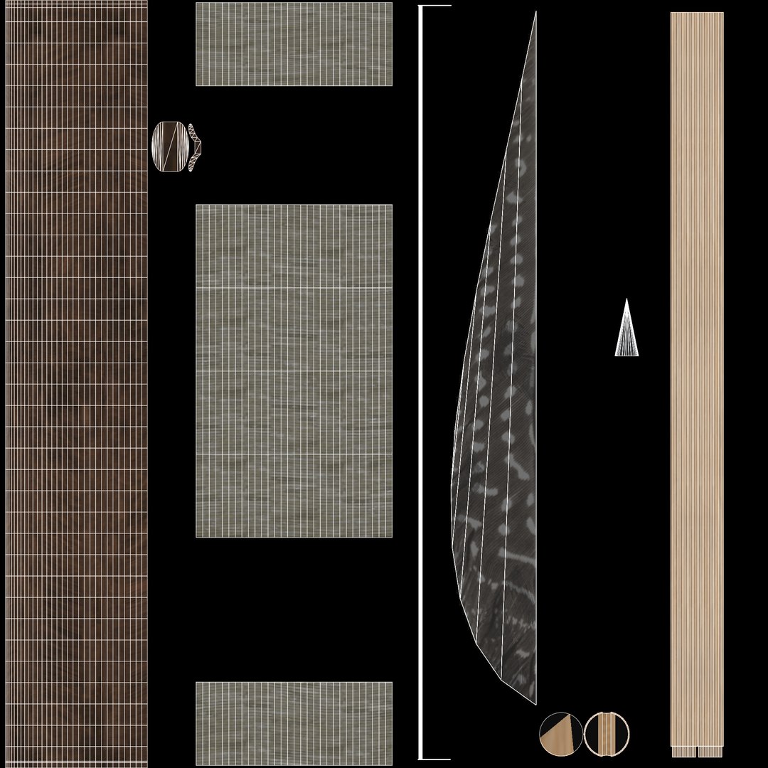 Japanese Bow Set Model - TurboSquid 2249574