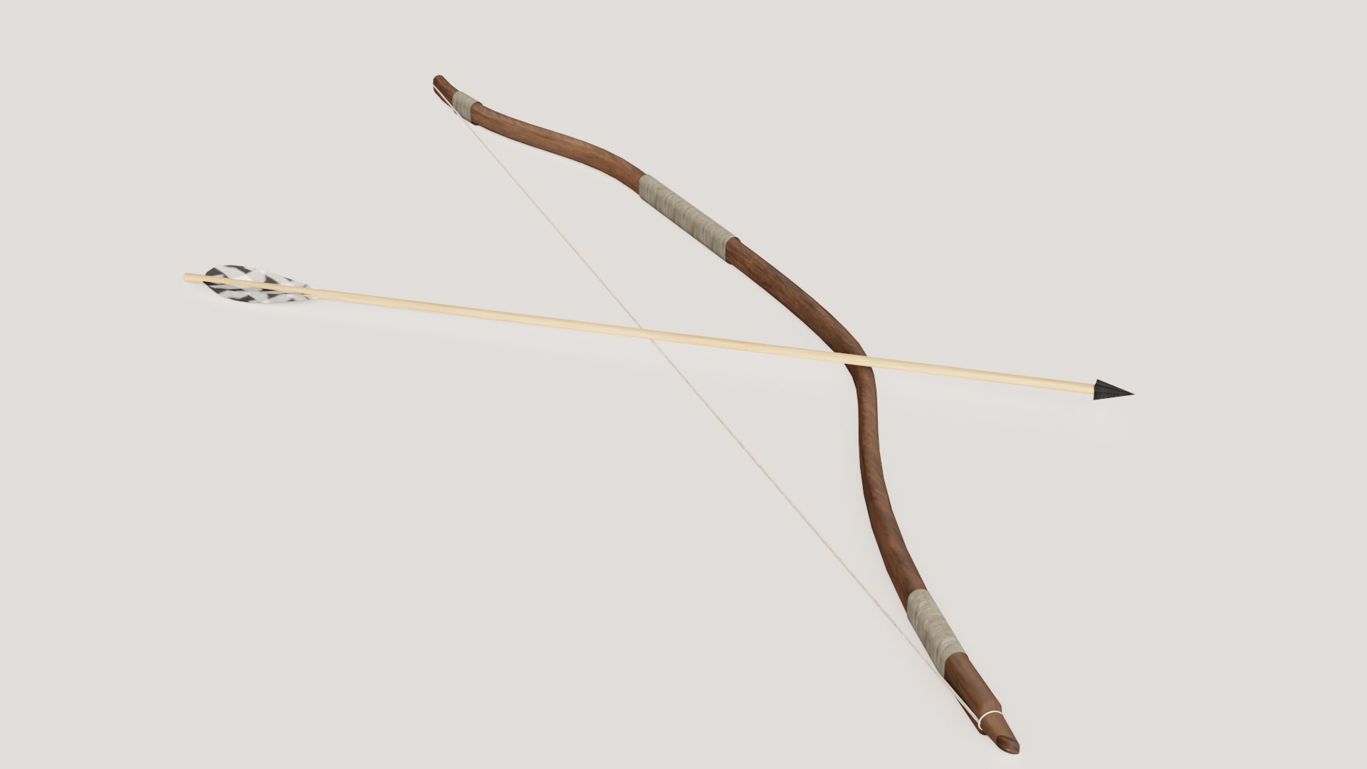 Japanese Bow Set Model - TurboSquid 2249574