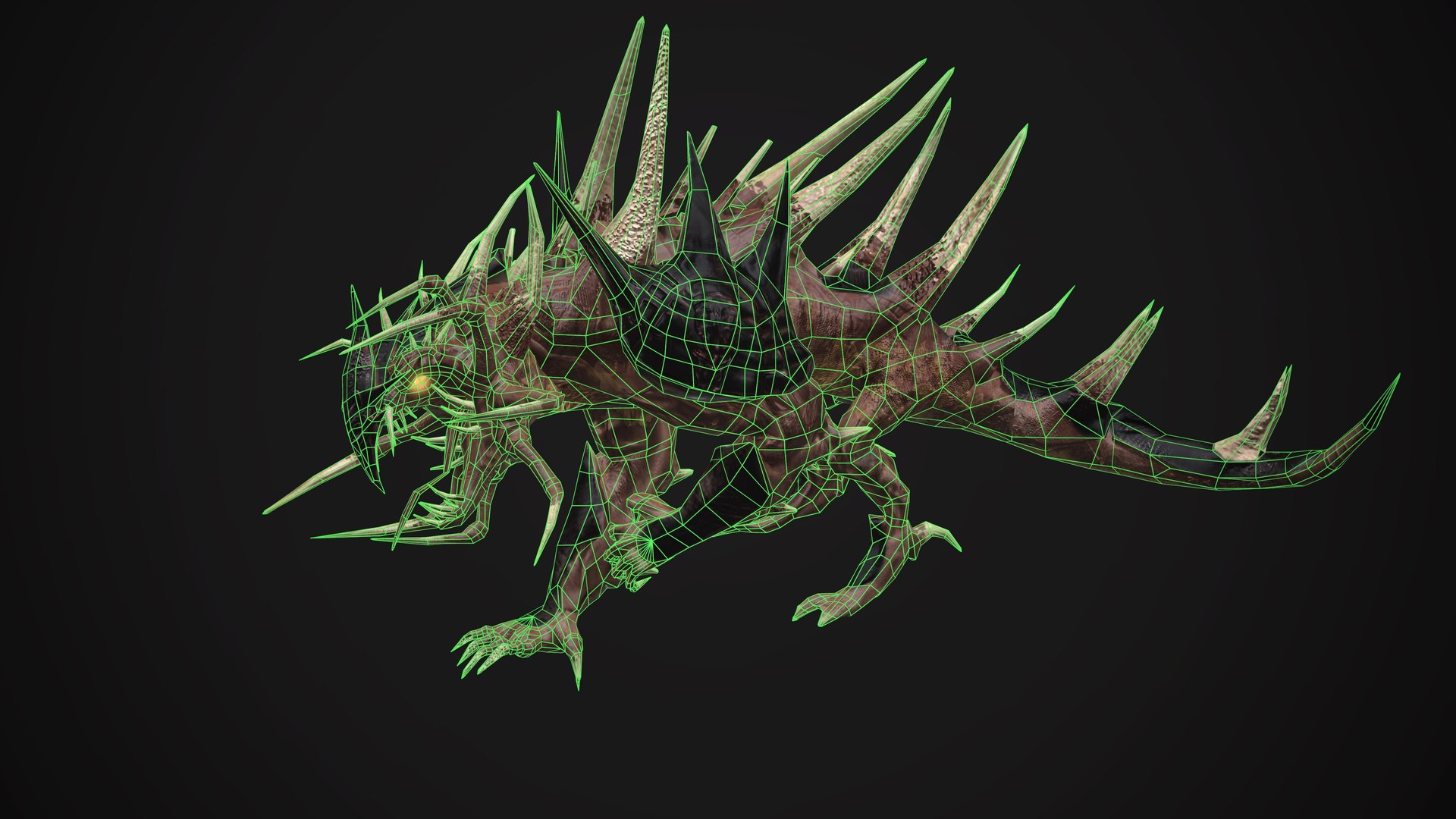 3d Model Infernal Dog