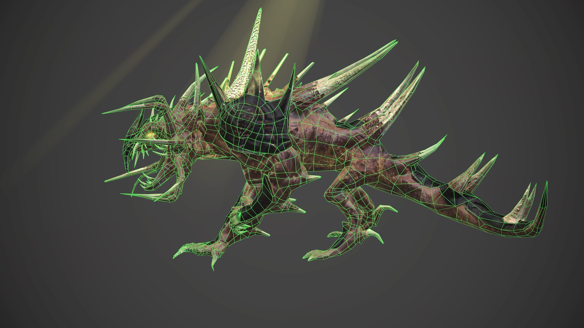 3d Model Infernal Dog