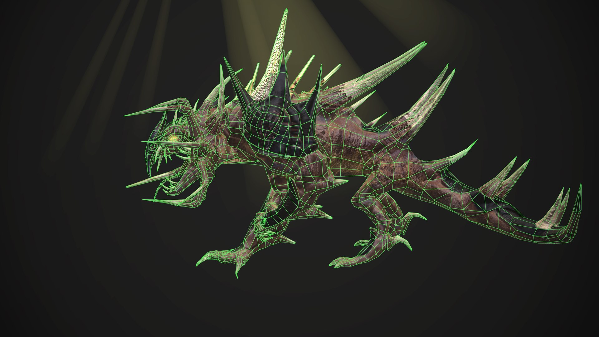 3d Model Infernal Dog