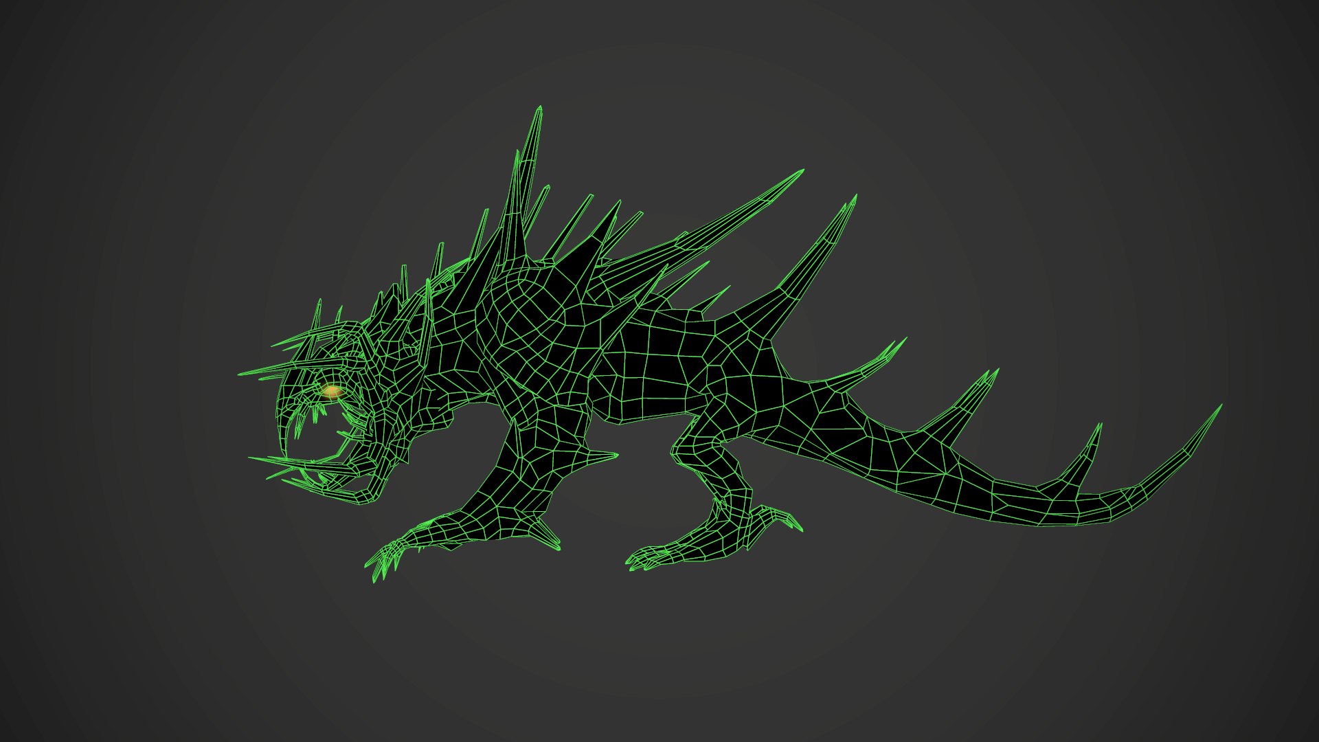 3d Model Infernal Dog