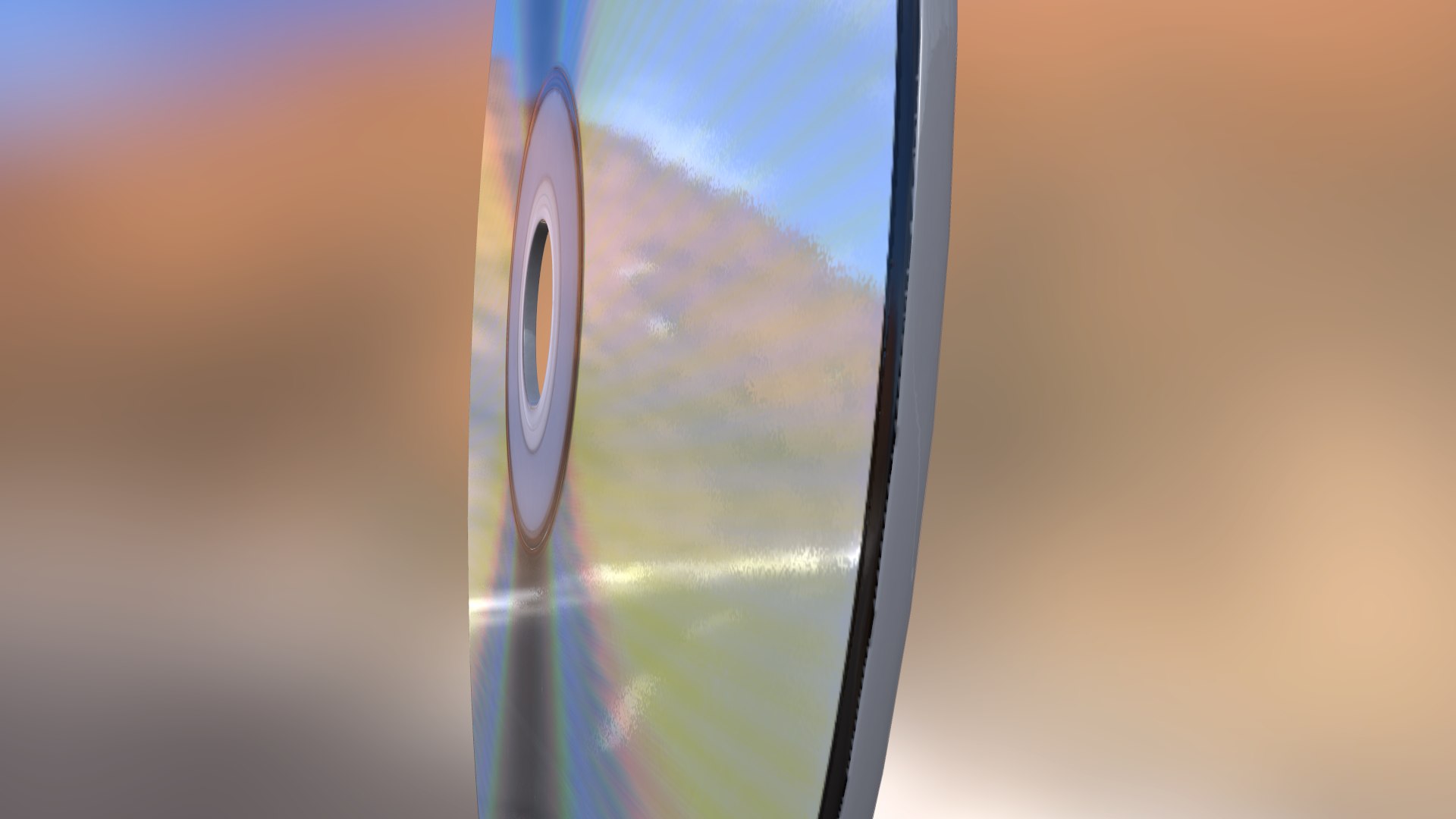 3D compact disc model - TurboSquid 1243025