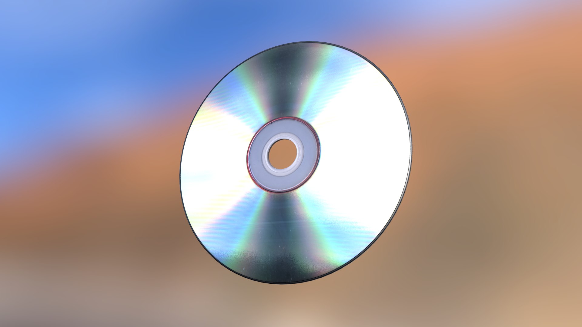 3D compact disc model - TurboSquid 1243025