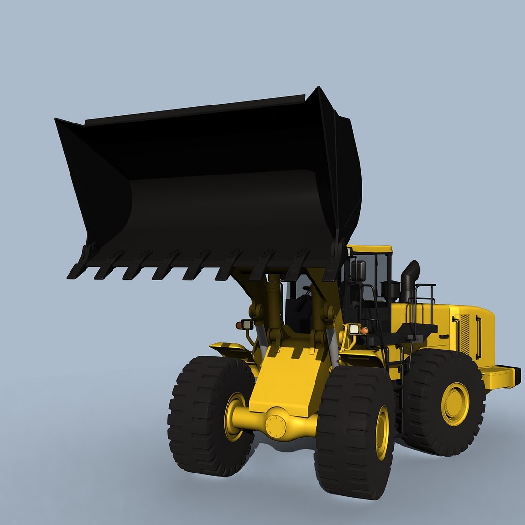 3d Hl780-7a Type Loader Model