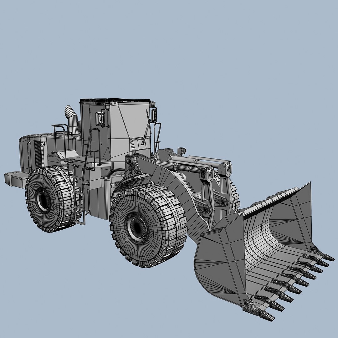 3d Hl780-7a Type Loader Model