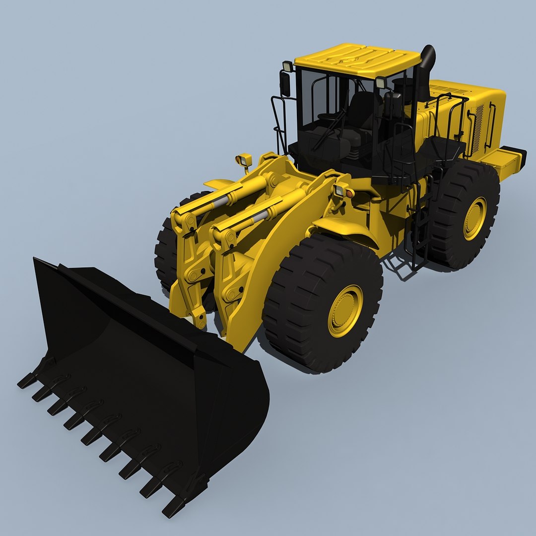 3d Hl780-7a Type Loader Model