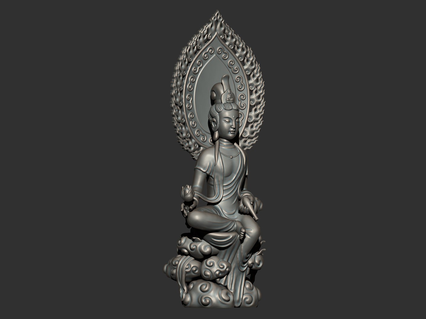 3D Model Kwanyin Bodhisattva - TurboSquid 2042146