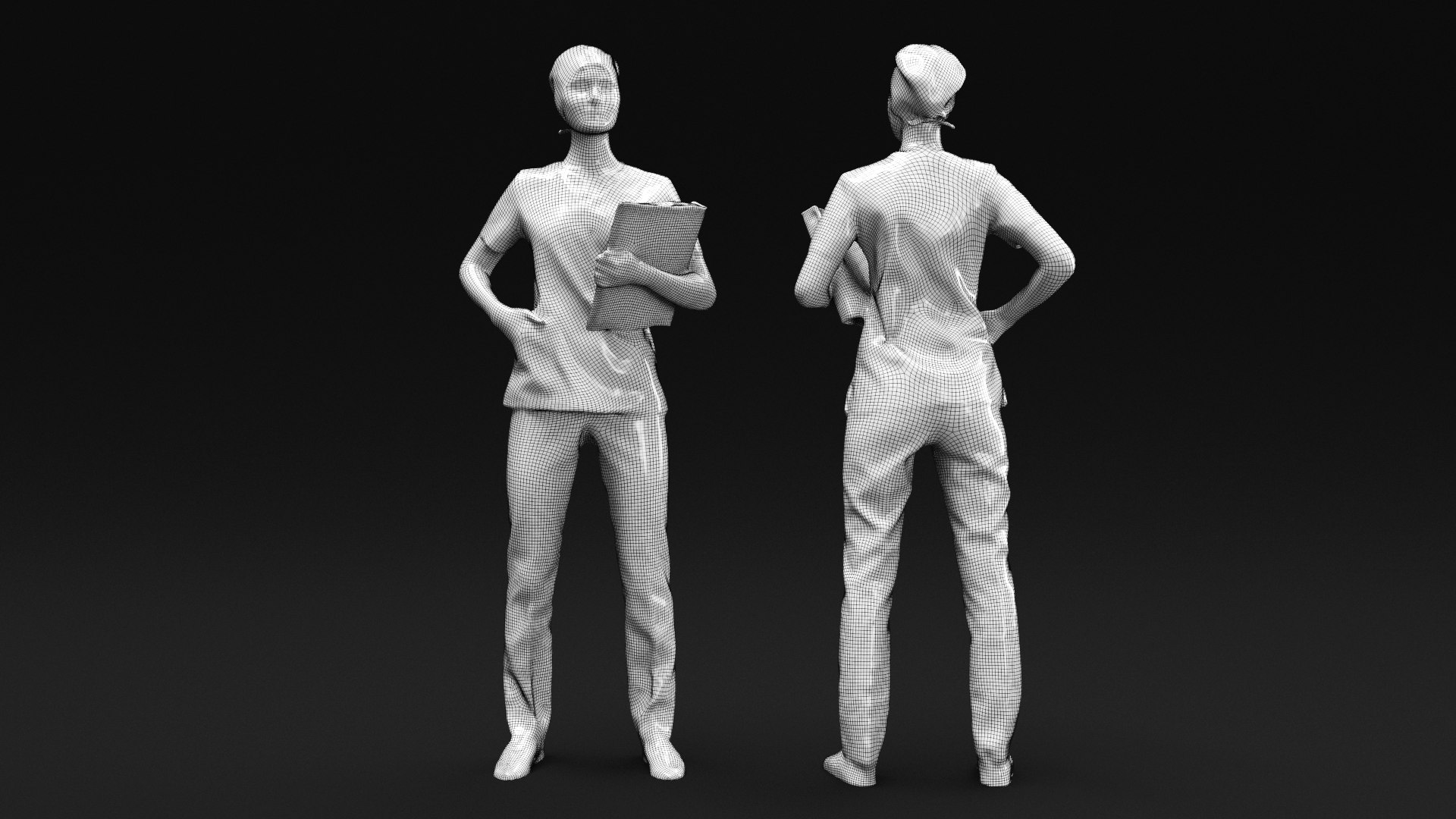 Photogrammetry Human Young Woman 3D Model - TurboSquid 1446466