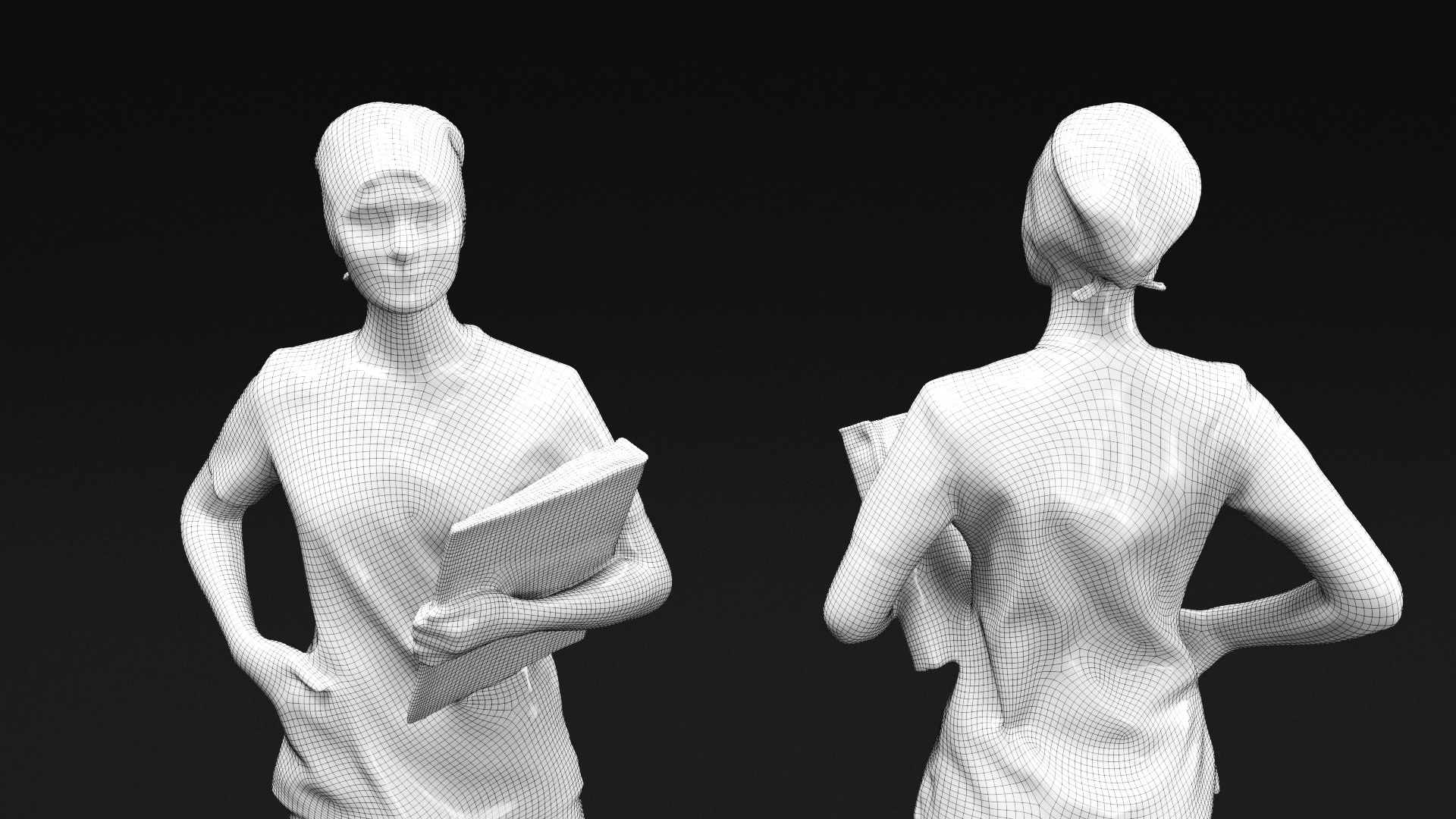 Photogrammetry Human Young Woman 3D Model - TurboSquid 1446466