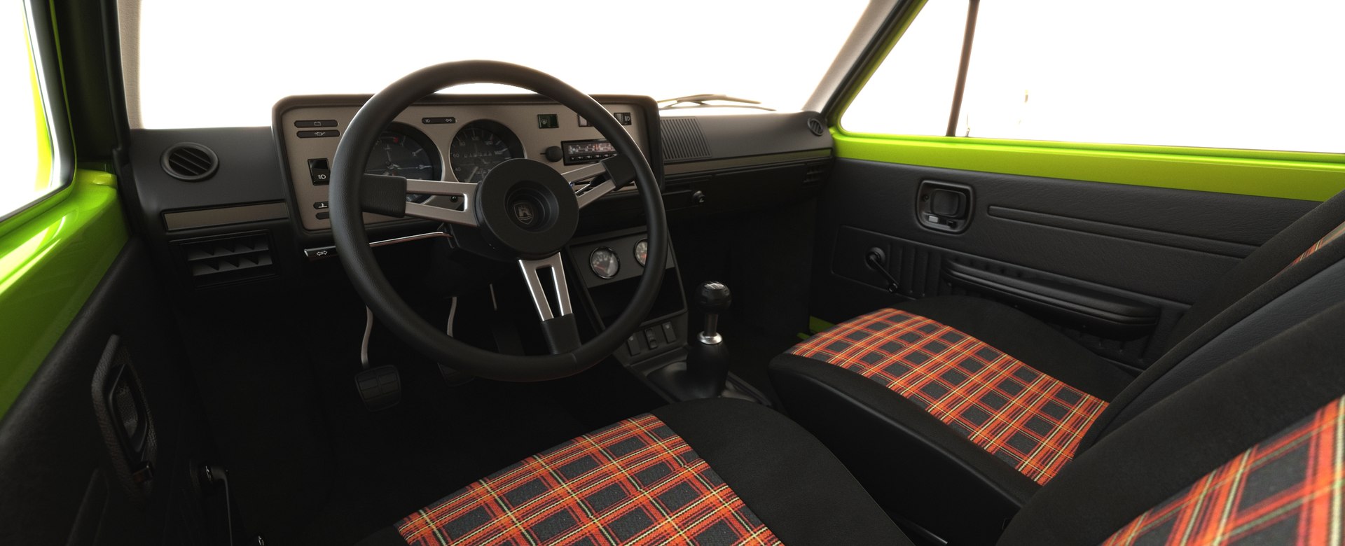 3D VW Golf Mk I 1974 With Interior Model - TurboSquid 2132987