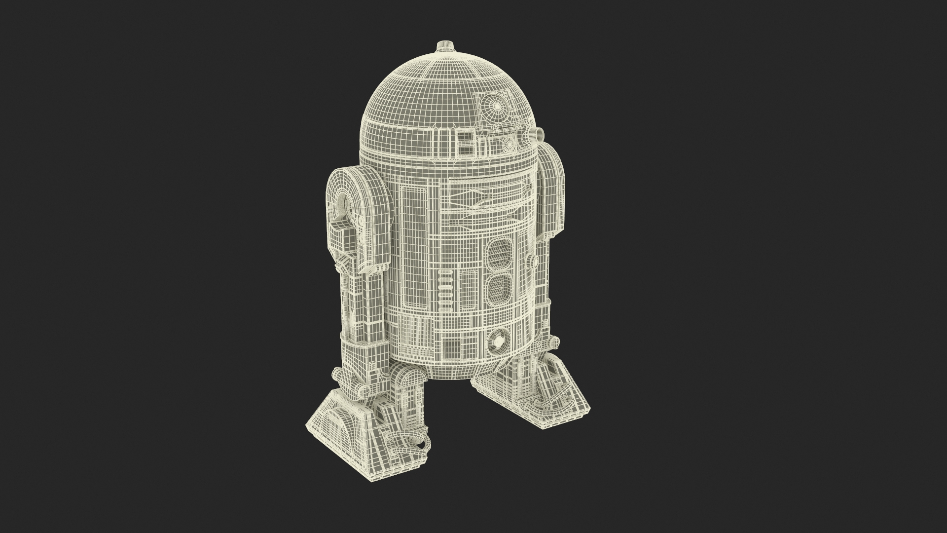 R2-D2 Droid Rigged For Cinema 4D Model - TurboSquid 2252319