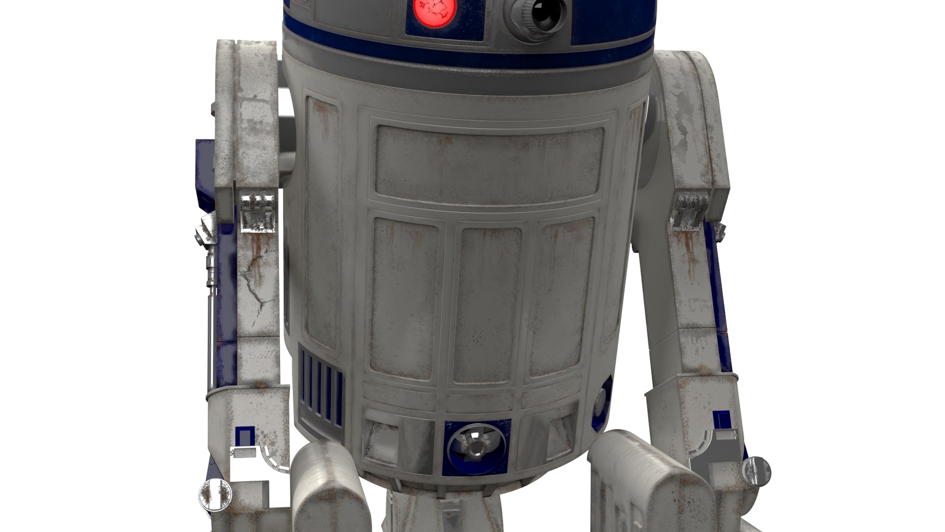 R2-D2 Droid Rigged For Cinema 4D Model - TurboSquid 2252319