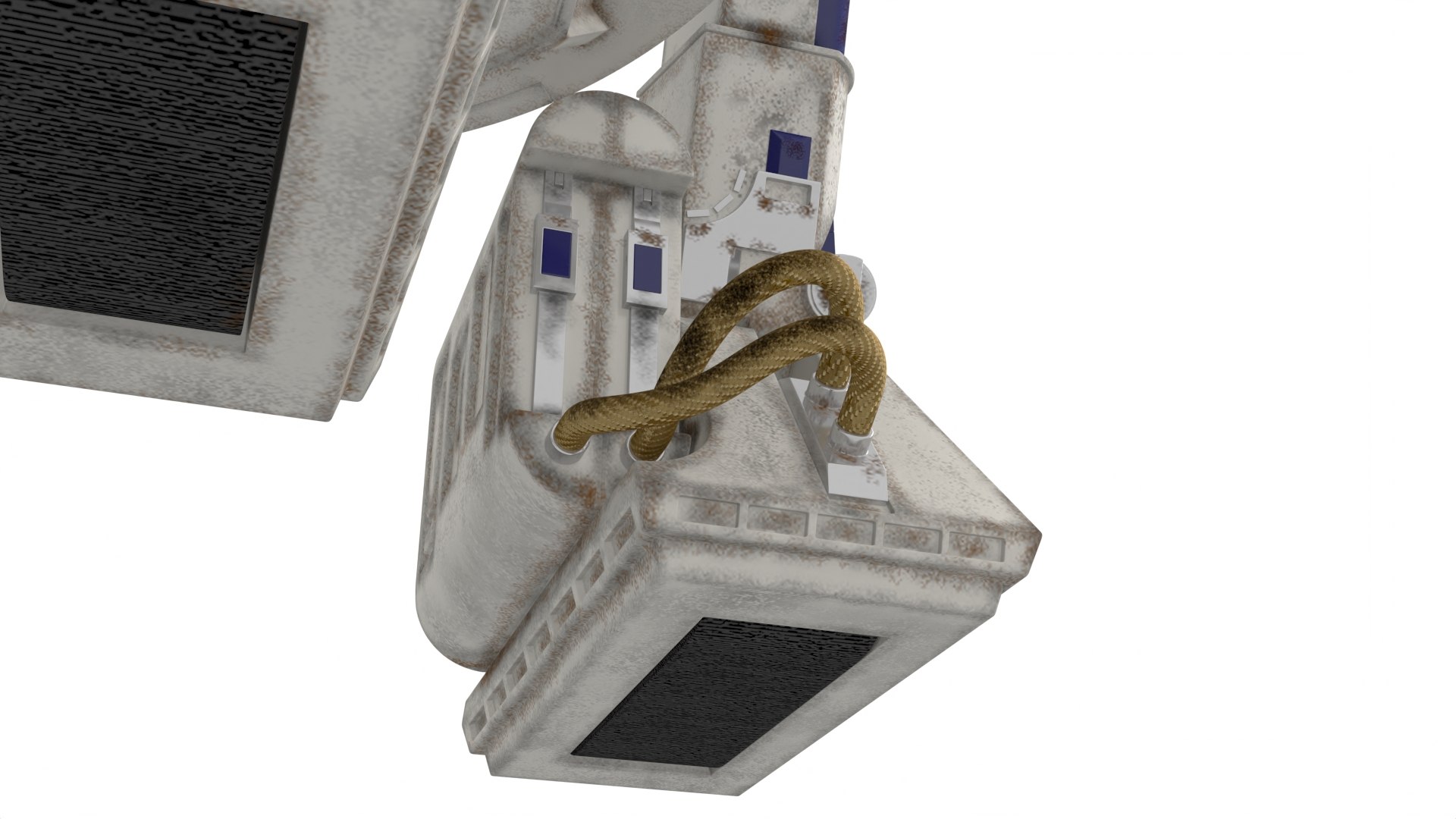 R2-D2 Droid Rigged For Cinema 4D Model - TurboSquid 2252319