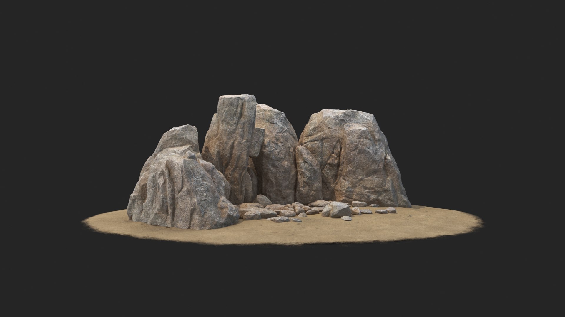 3D Rock V59 - TurboSquid 1954488