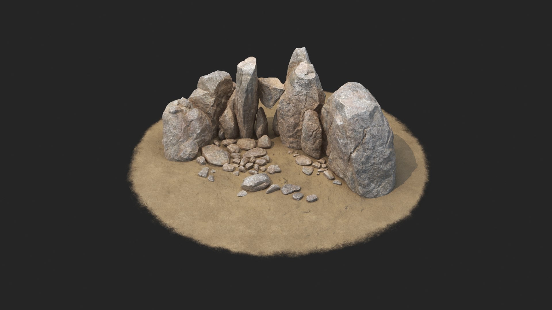 3D Rock V59 - TurboSquid 1954488