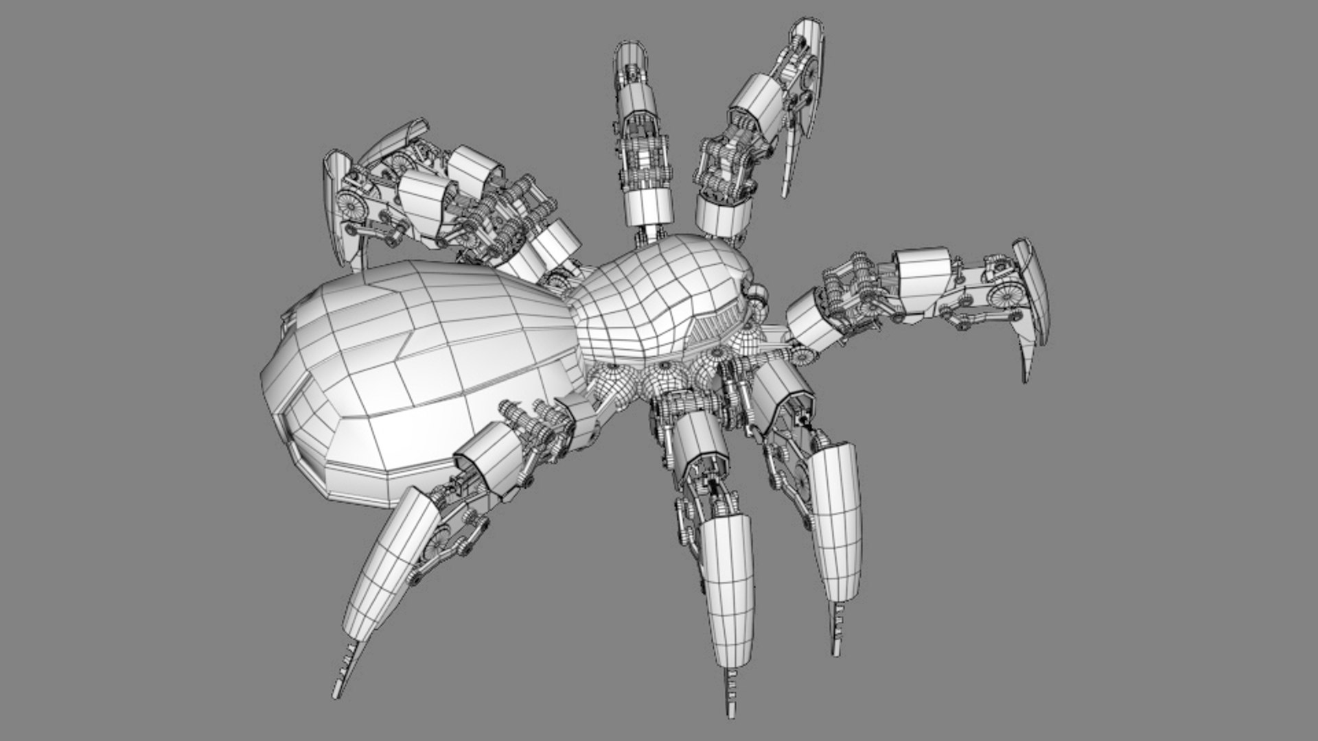 3D model mechanical spider - TurboSquid 1366529