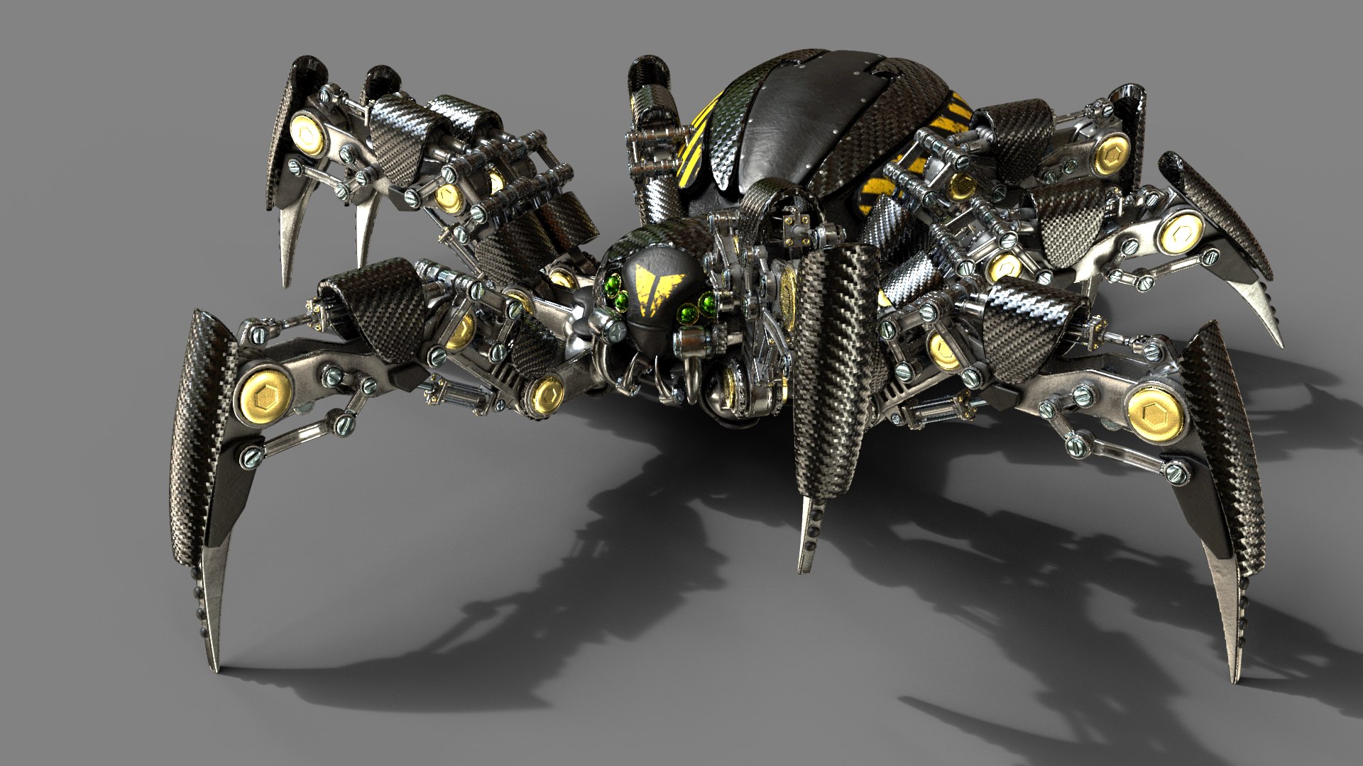 3D model mechanical spider - TurboSquid 1366529