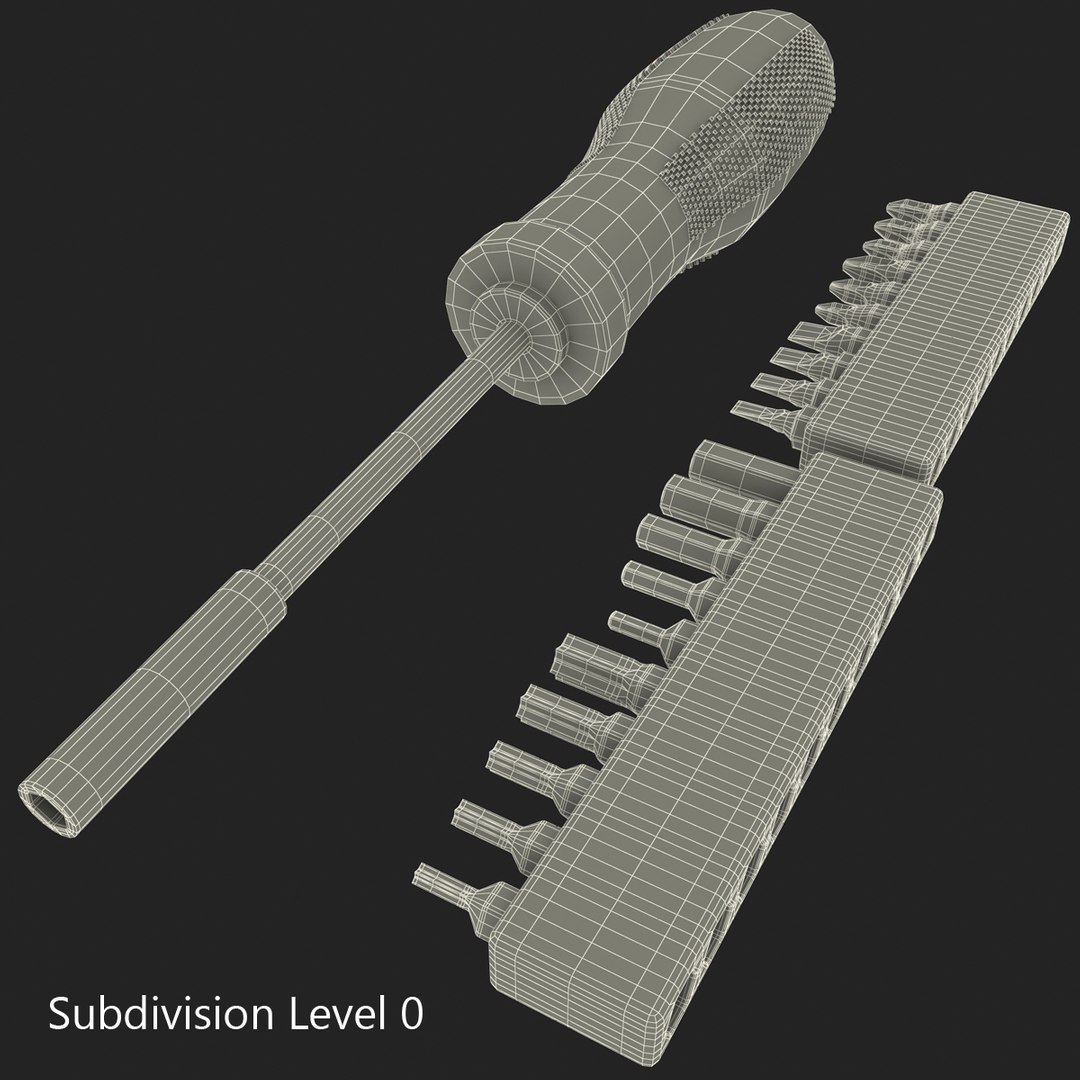 3d bit driver screwdriver set