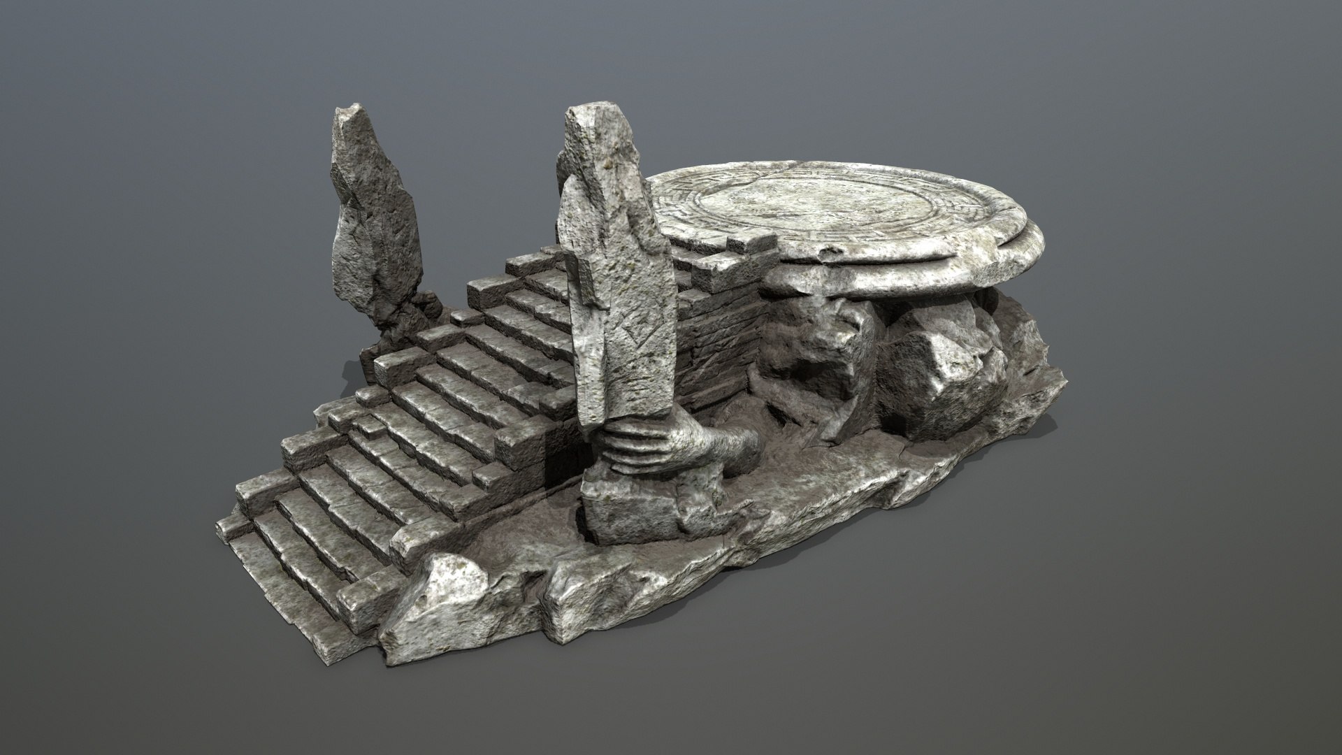 Temple Model - TurboSquid 2146596