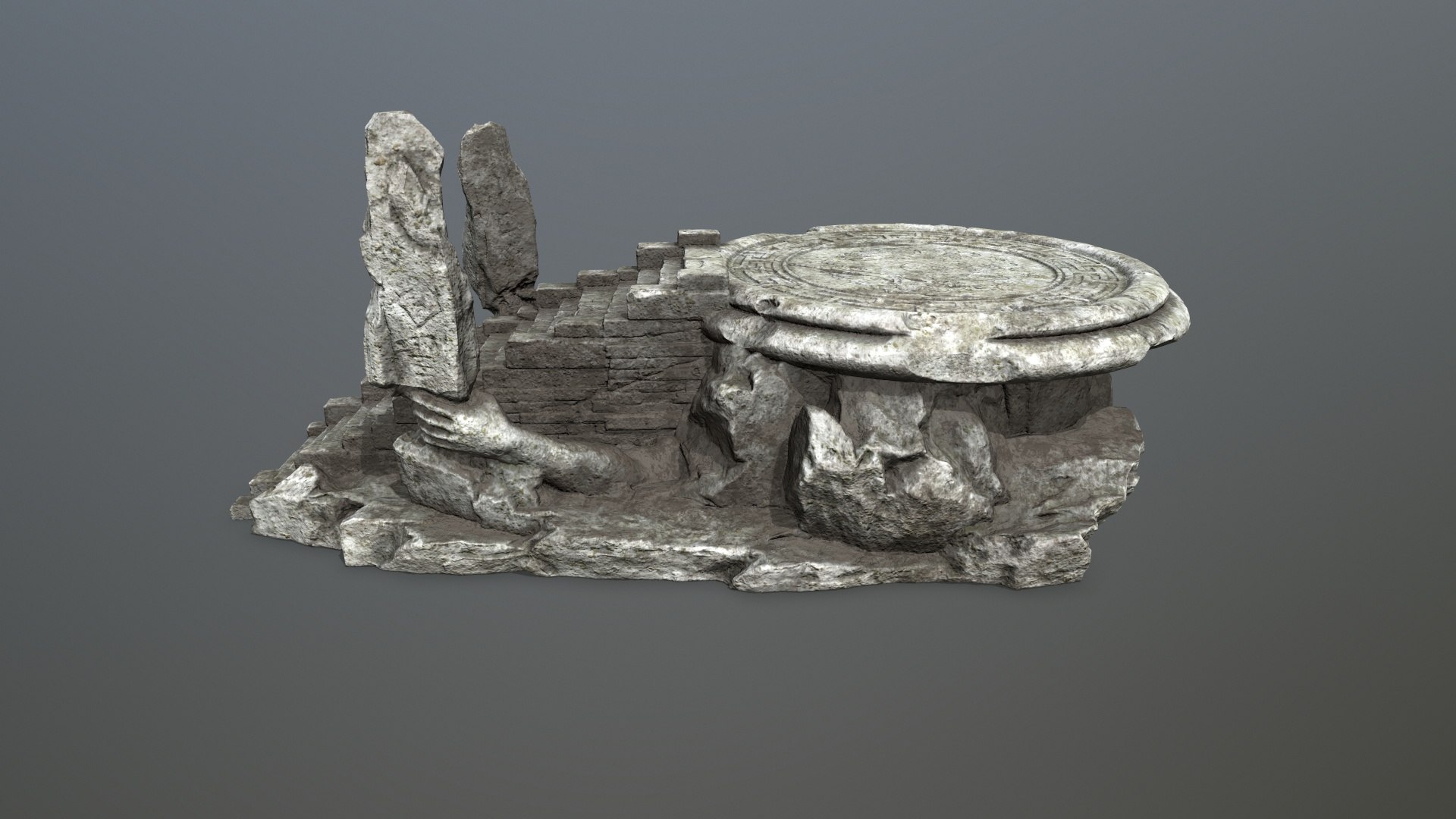 Temple Model - TurboSquid 2146596