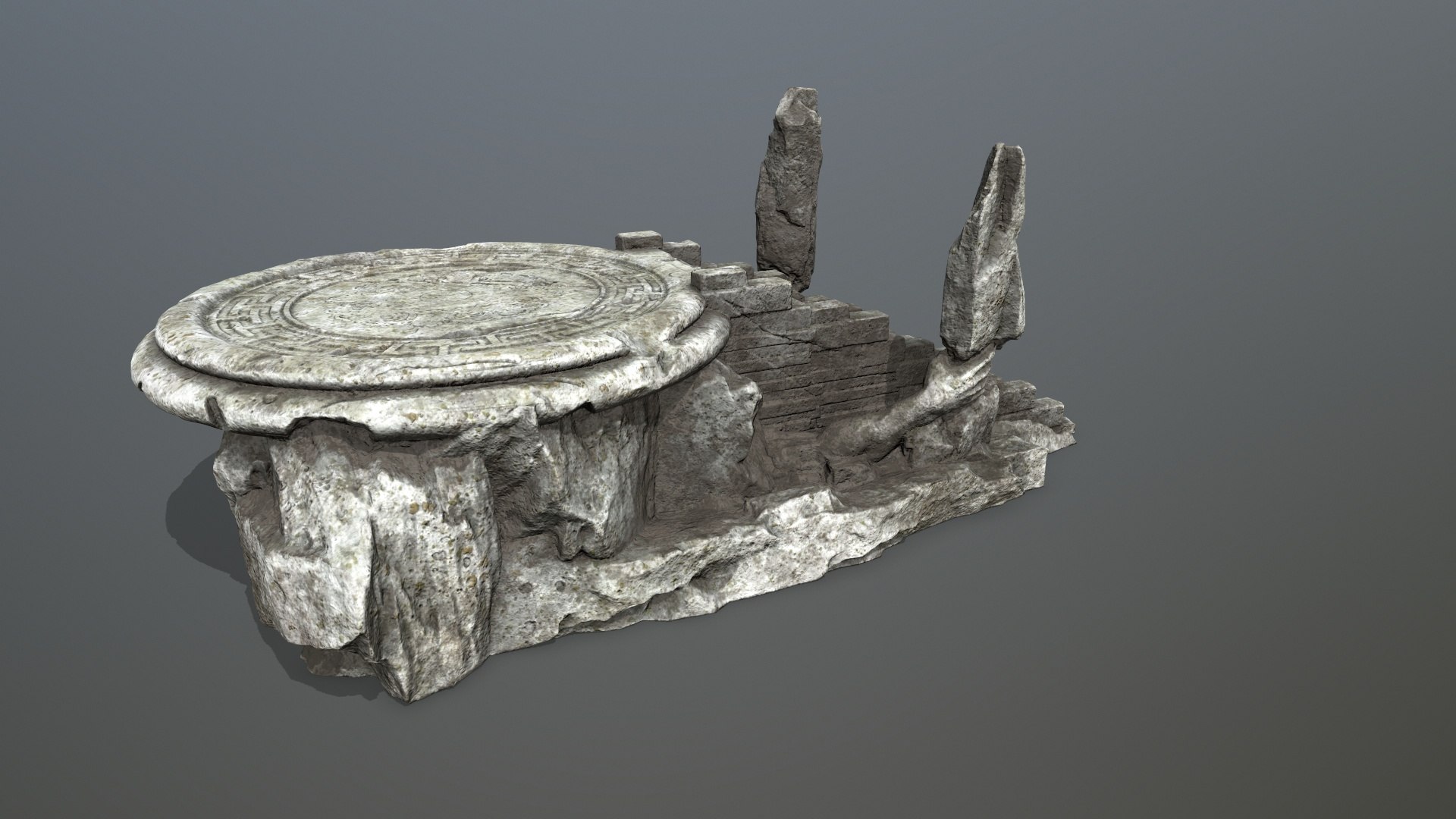 Temple Model - TurboSquid 2146596
