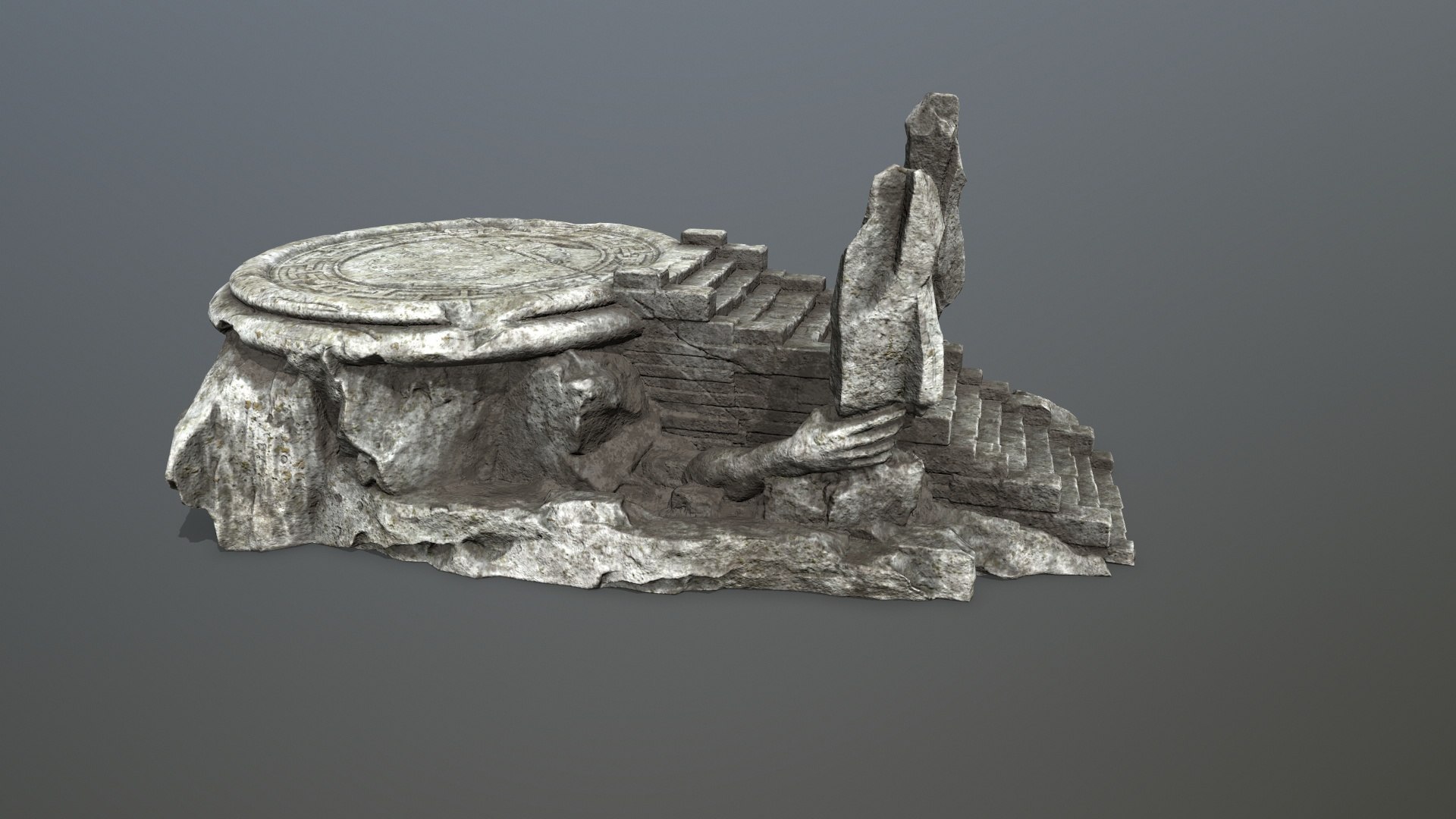 Temple Model - TurboSquid 2146596