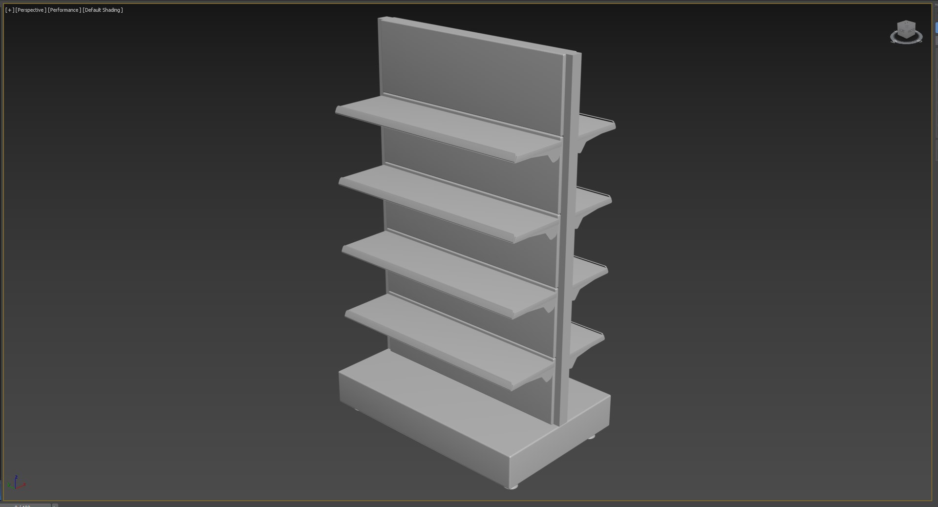 3D Empty Supermarket Display Model 3D Model - TurboSquid 1784274
