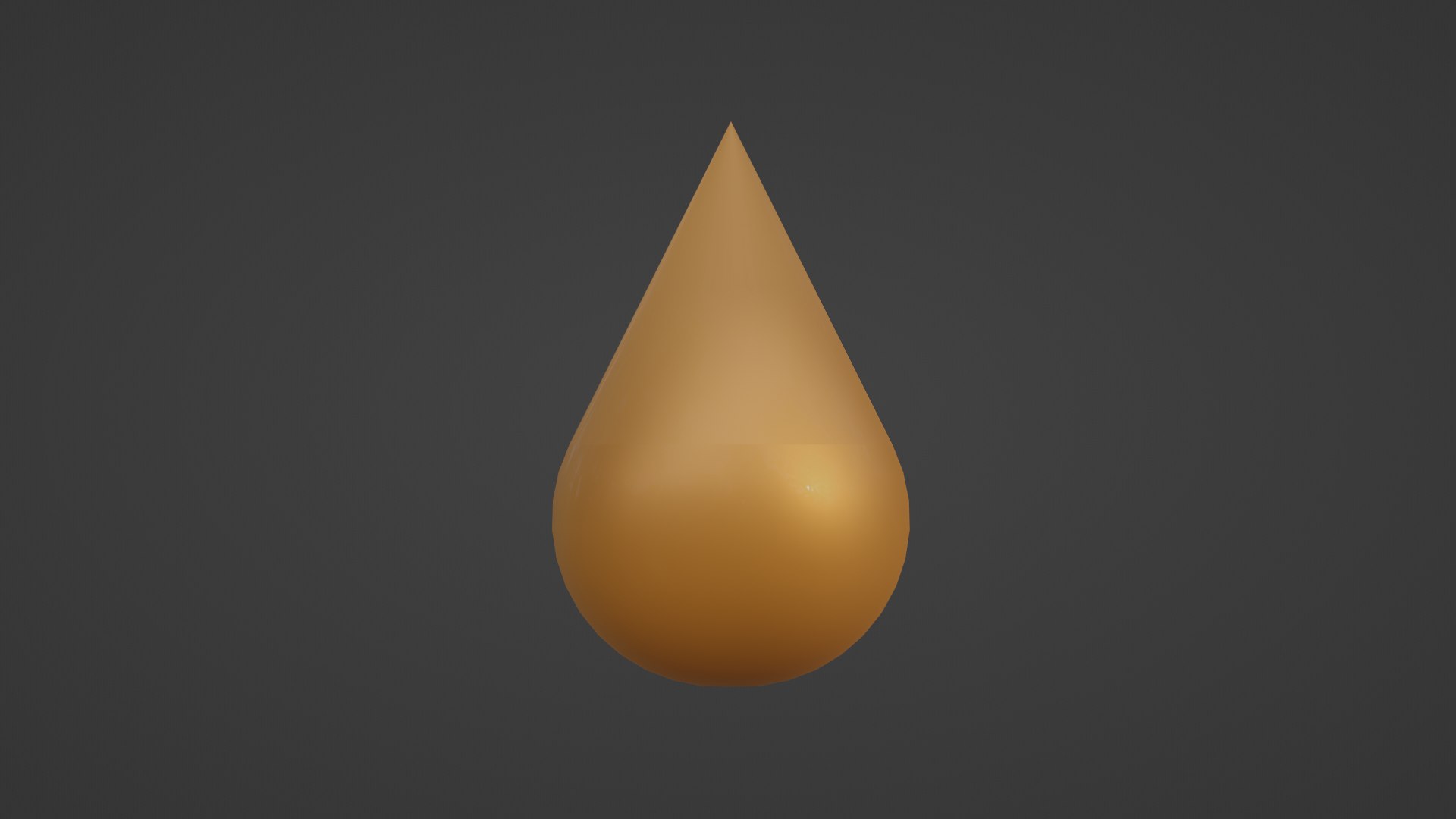 Bronze Drop 3D - TurboSquid 2081799