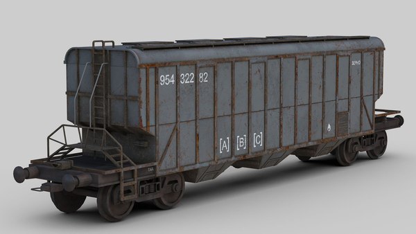 modelo 3d Vagón tolva de ferrocarril - TurboSquid 1858565