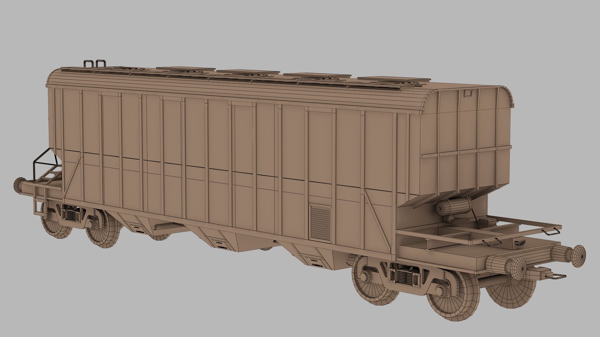 3D Railroad Hopper Car - TurboSquid 1858565