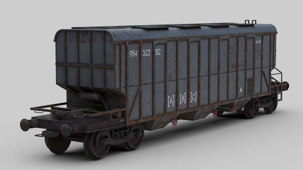 modelo 3d Vagón tolva de ferrocarril - TurboSquid 1858565