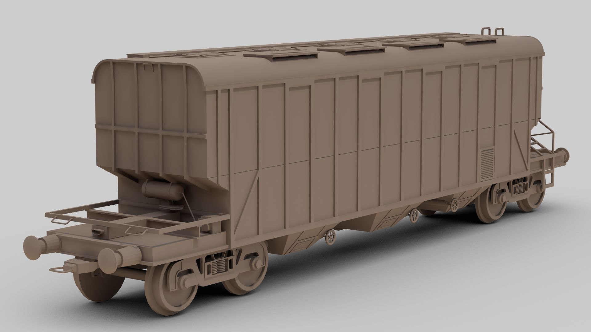 3D Railroad Hopper Car - TurboSquid 1858565