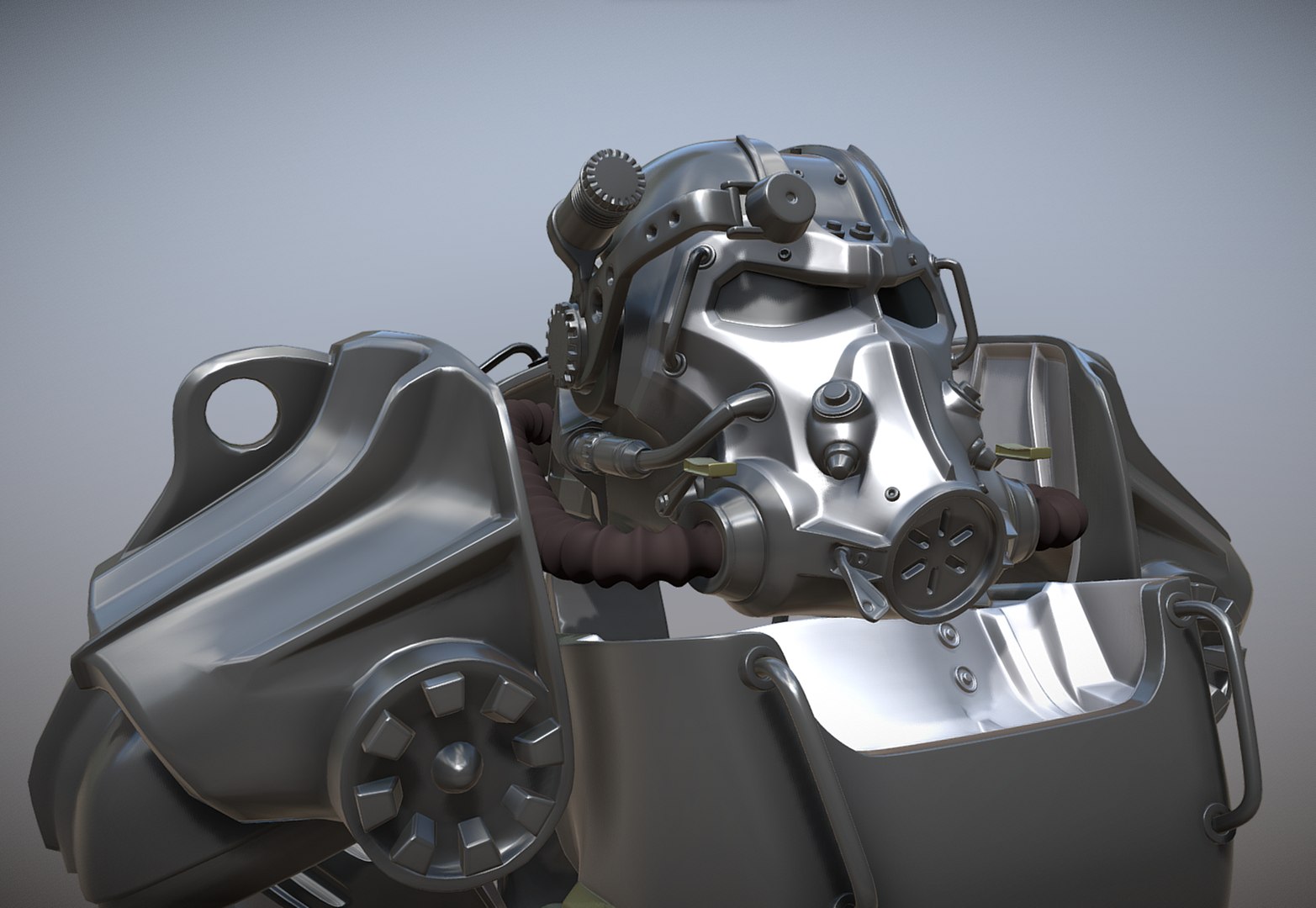 3D Model Fallout Power Armor T60 - TurboSquid 2158777