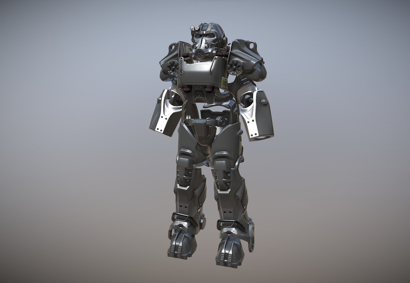 3d Model Fallout Power Armor T60 Turbosquid 2158777