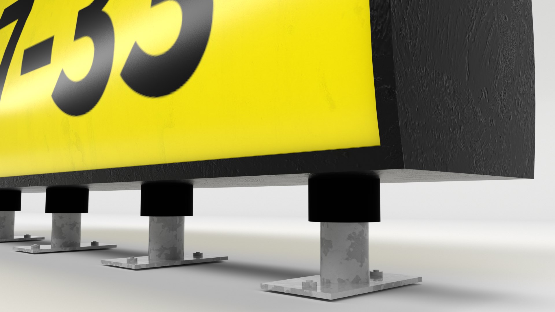 Runway Marker Sign Model - TurboSquid 2008112