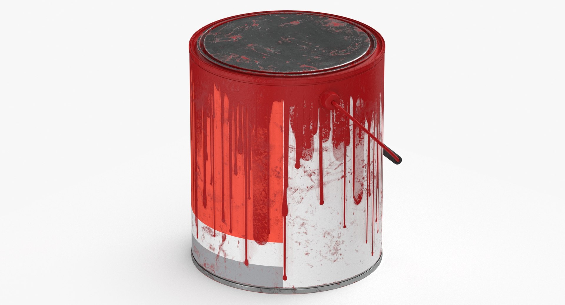 3D model Paint Can Size 04 White Clean and Generic Label - TurboSquid ...
