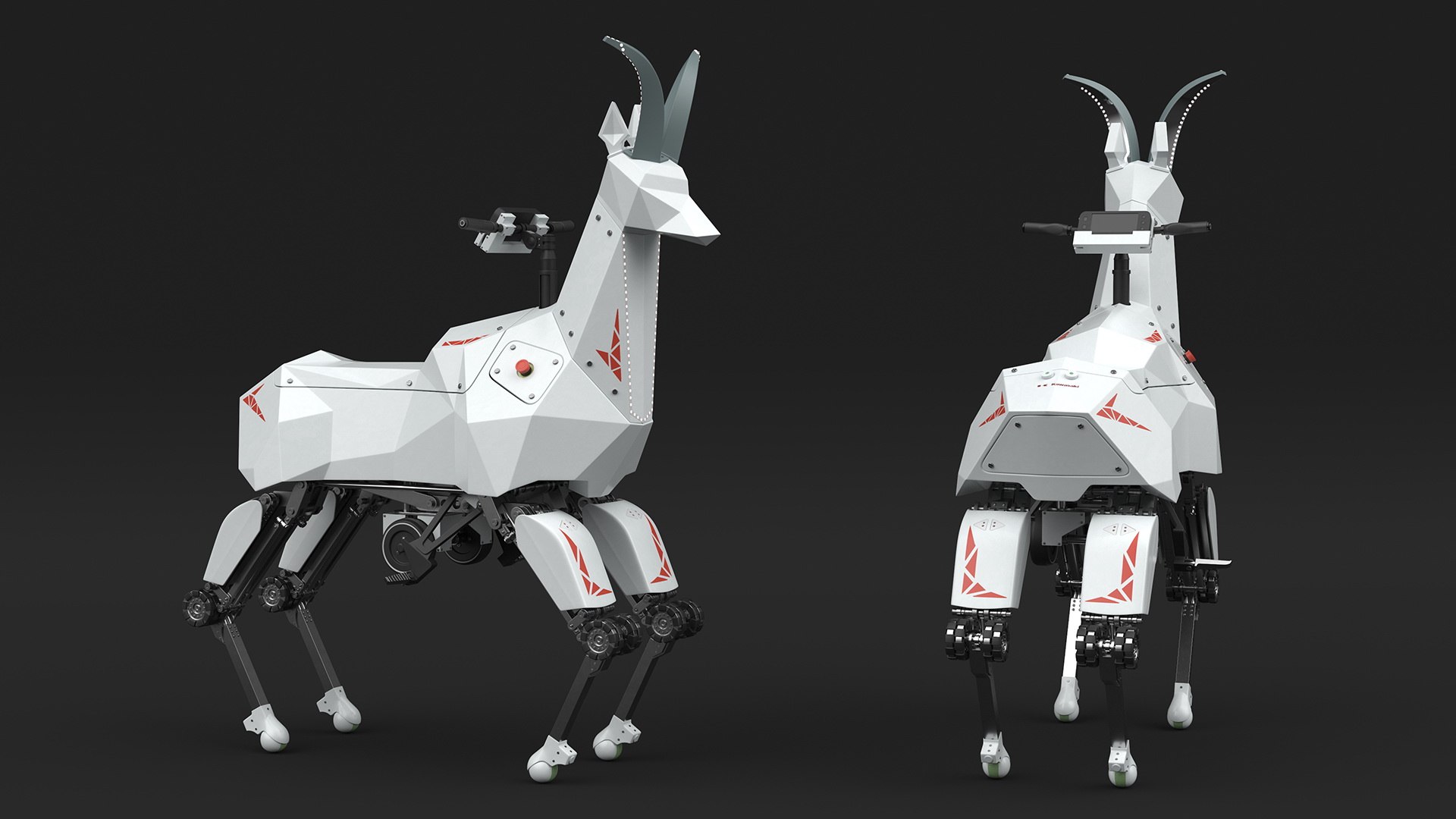 Robot Goat Kawasaki Rigged For Maya 3D Model - TurboSquid 2230291
