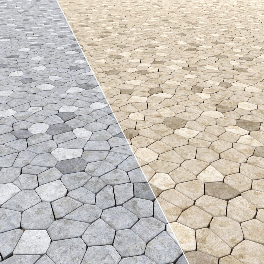 Paving Blocks Geometry 3ds