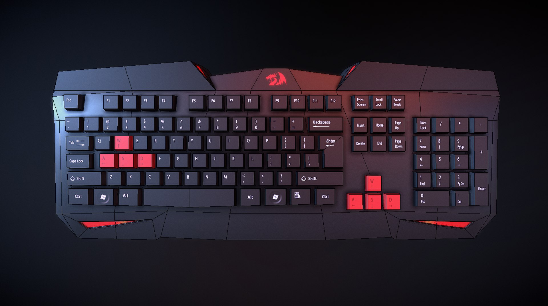 Free Redragon Keyboard 3D Model - TurboSquid 1288867
