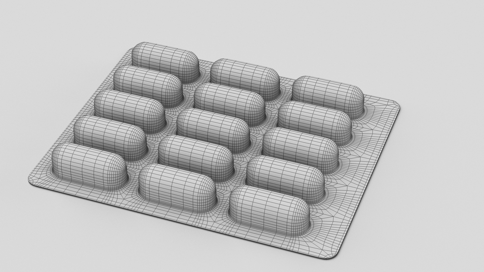 Blister pack with pills 3D model - TurboSquid 1766048