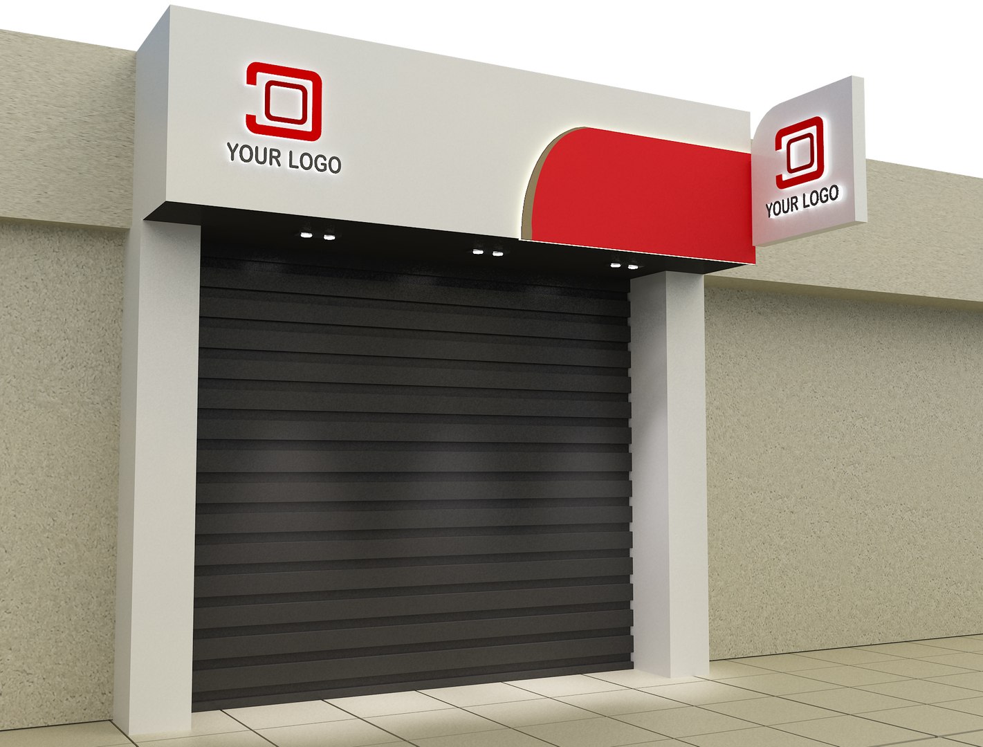 Car Service Entrance Logo Sign A615c 3D Model - TurboSquid 1913528