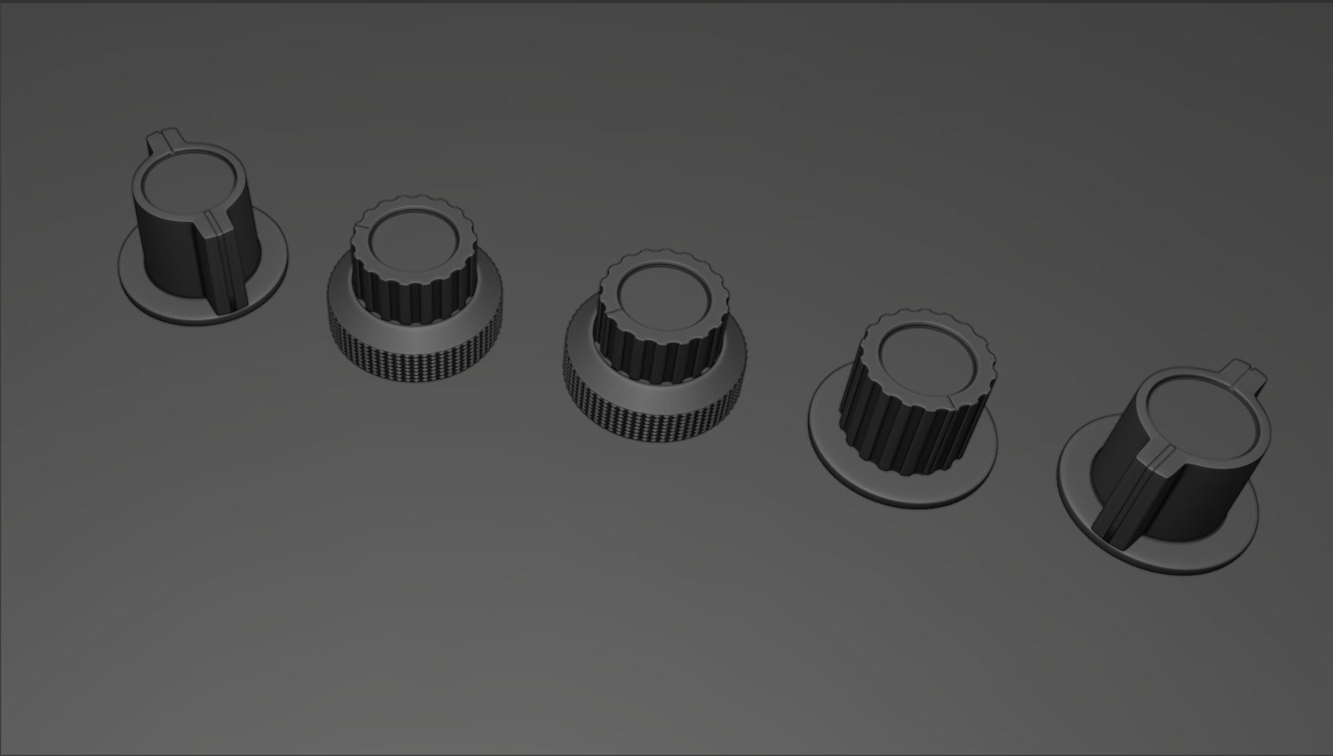 Neve 1073 Knobs 3D - TurboSquid 1597899