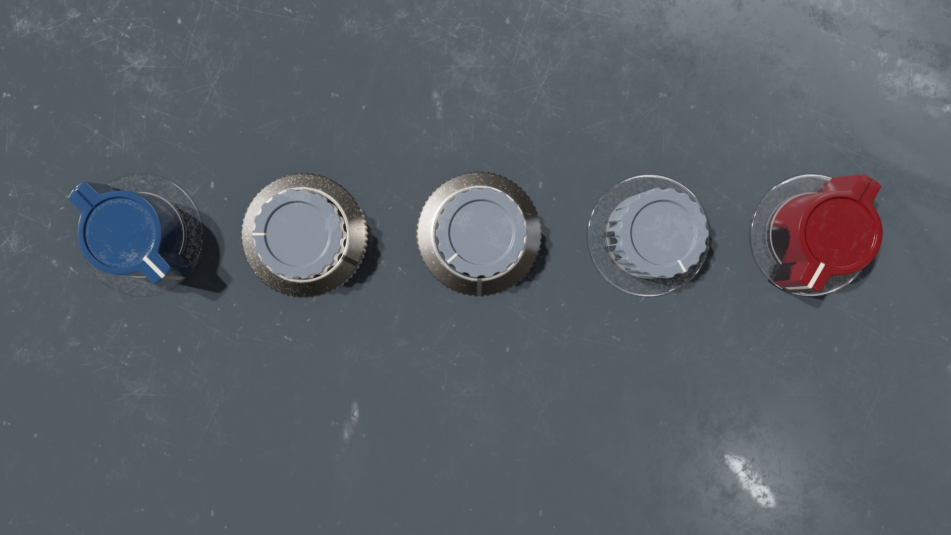 Neve 1073 Knobs 3D - TurboSquid 1597899
