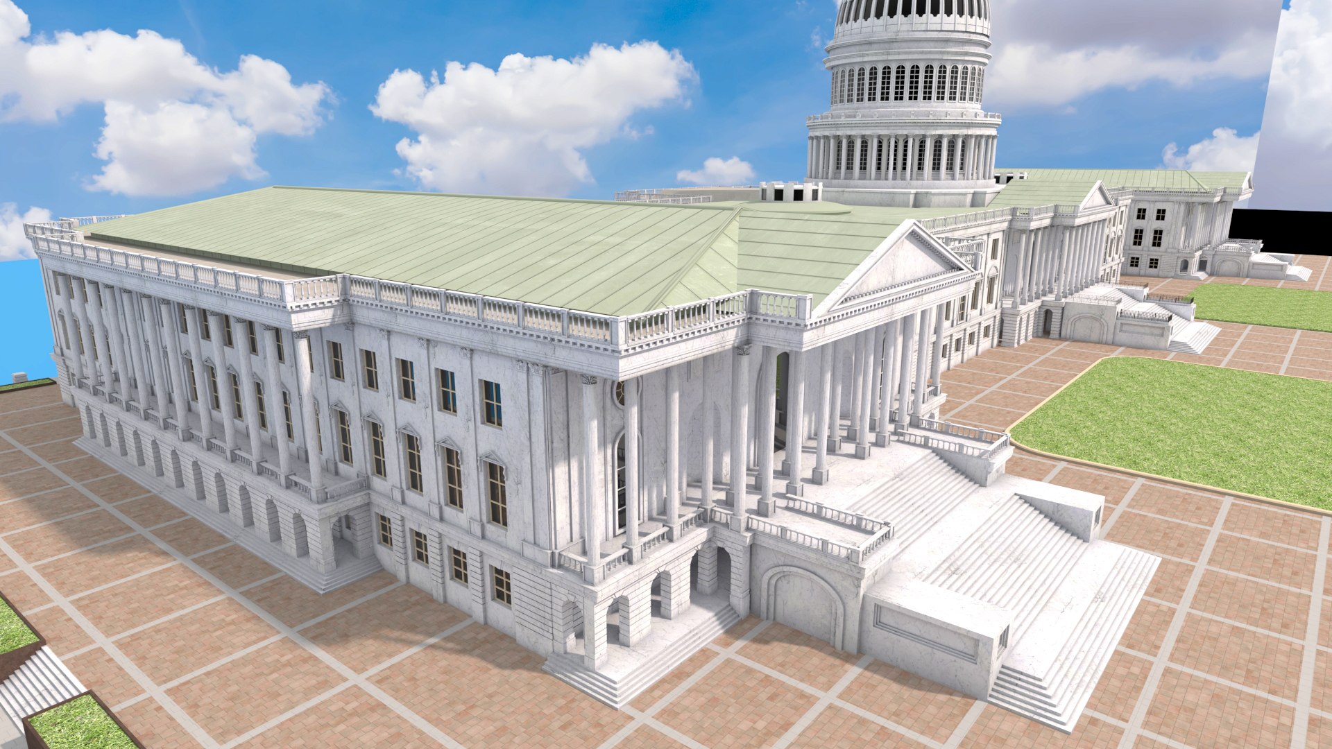 Capitol Hill 3D Model - TurboSquid 2403143