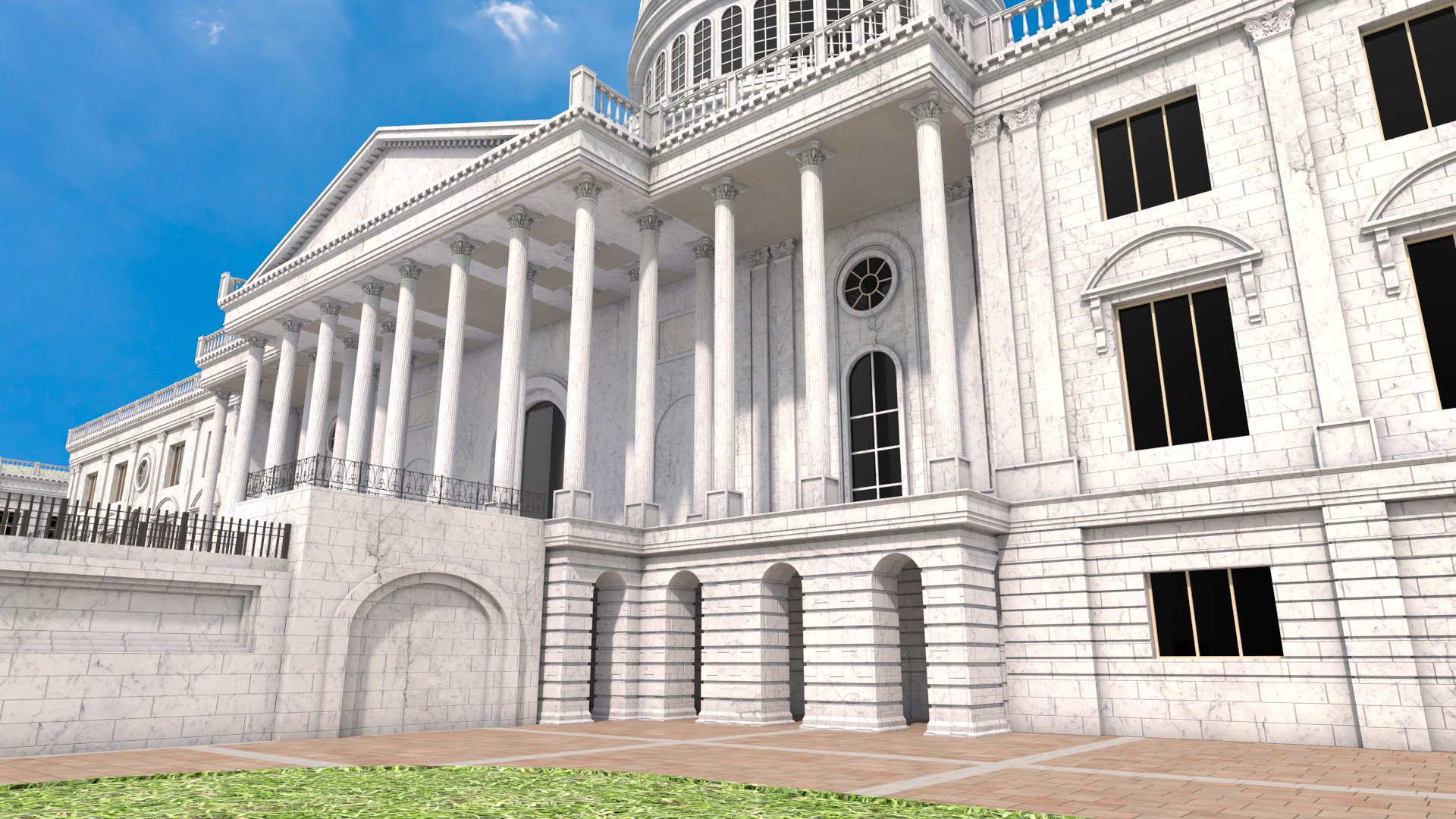 Capitol Hill 3D Model - TurboSquid 2403143
