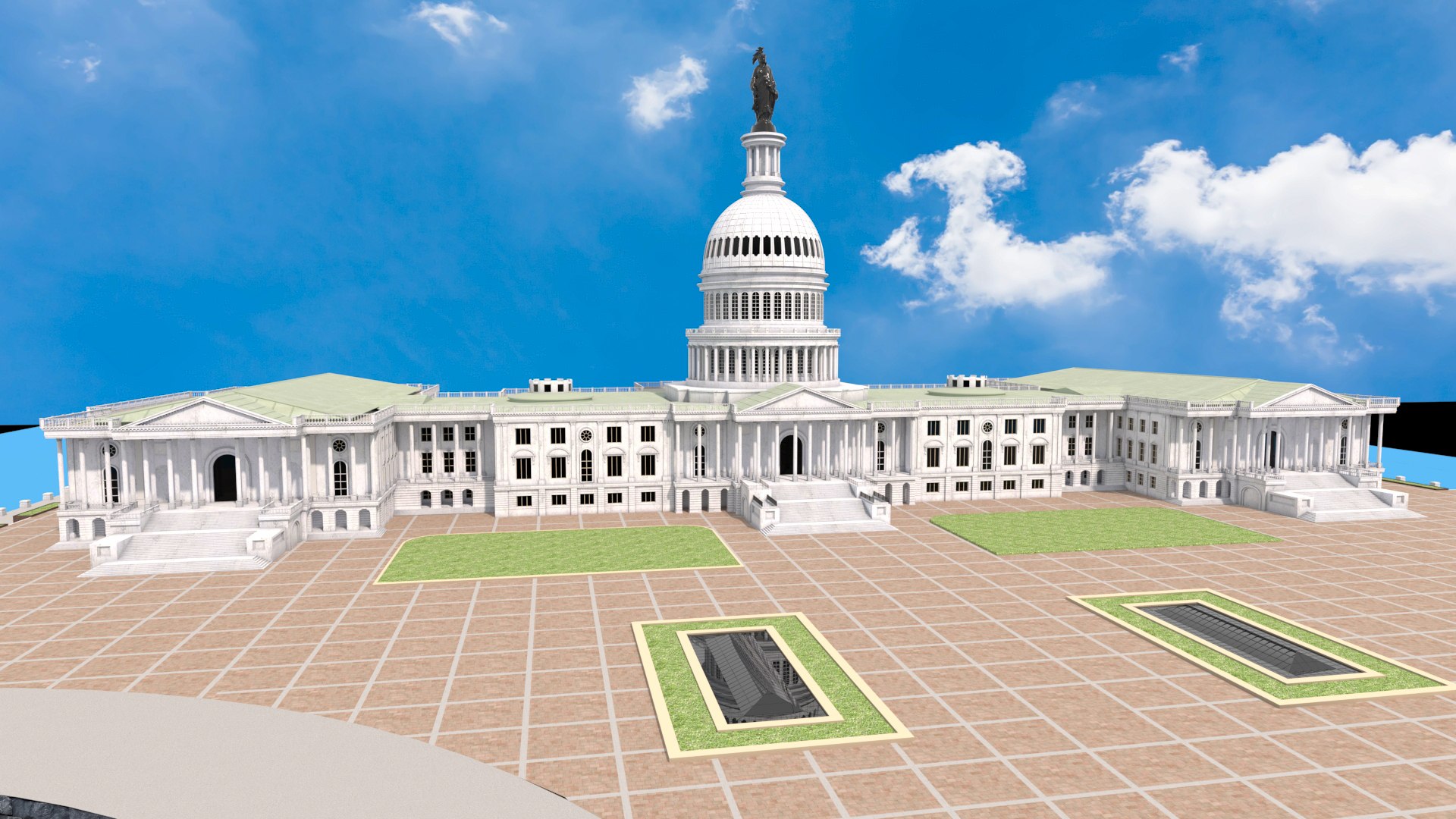 Capitol Hill 3D Model - TurboSquid 2403143