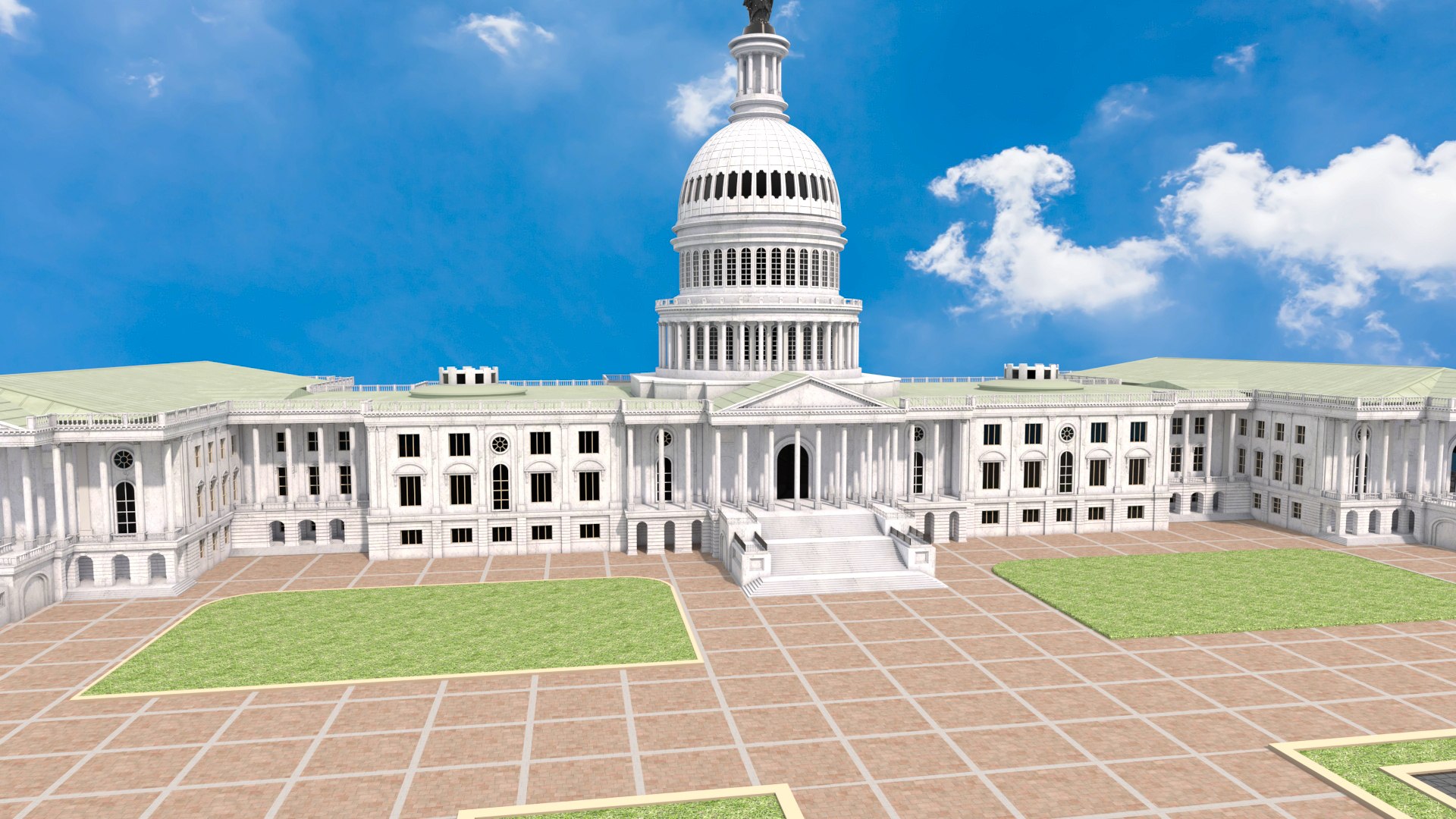 Capitol Hill 3D Model - TurboSquid 2403143